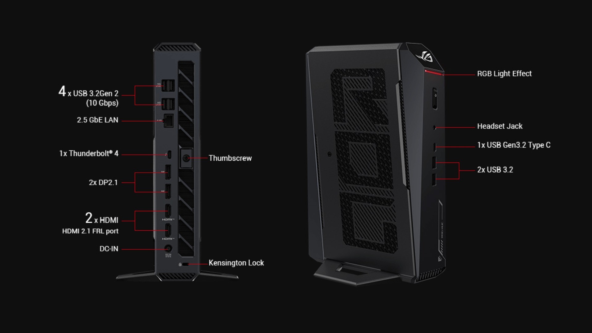 Así es el ROG NUC 2025 de ASUS: Intel Core Ultra 9 200HX y RTX 5080 ...