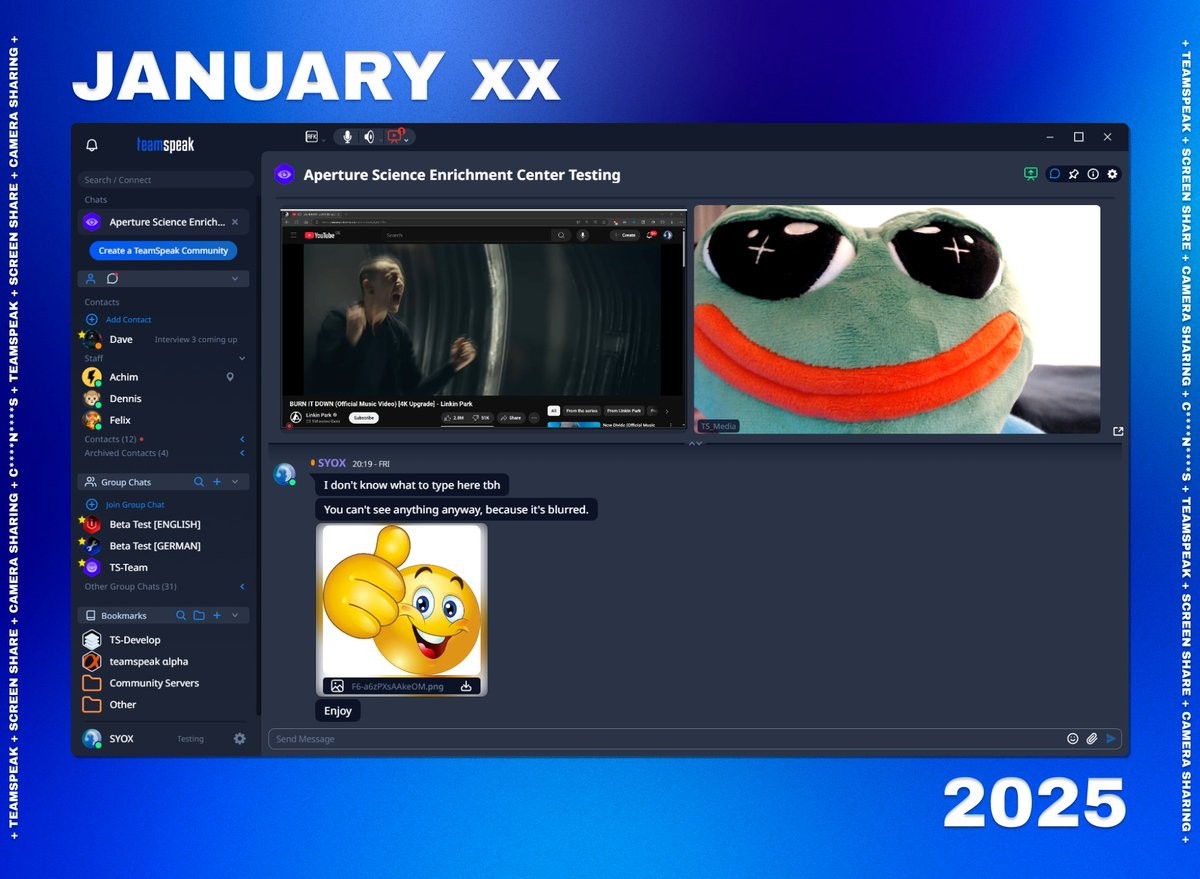 TeamSpeak fait peau neuve en 2025 avec une interface et des ...