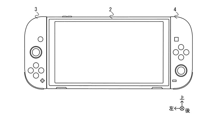 A Switch 2 patent suggests that the console may be turned upside down ...