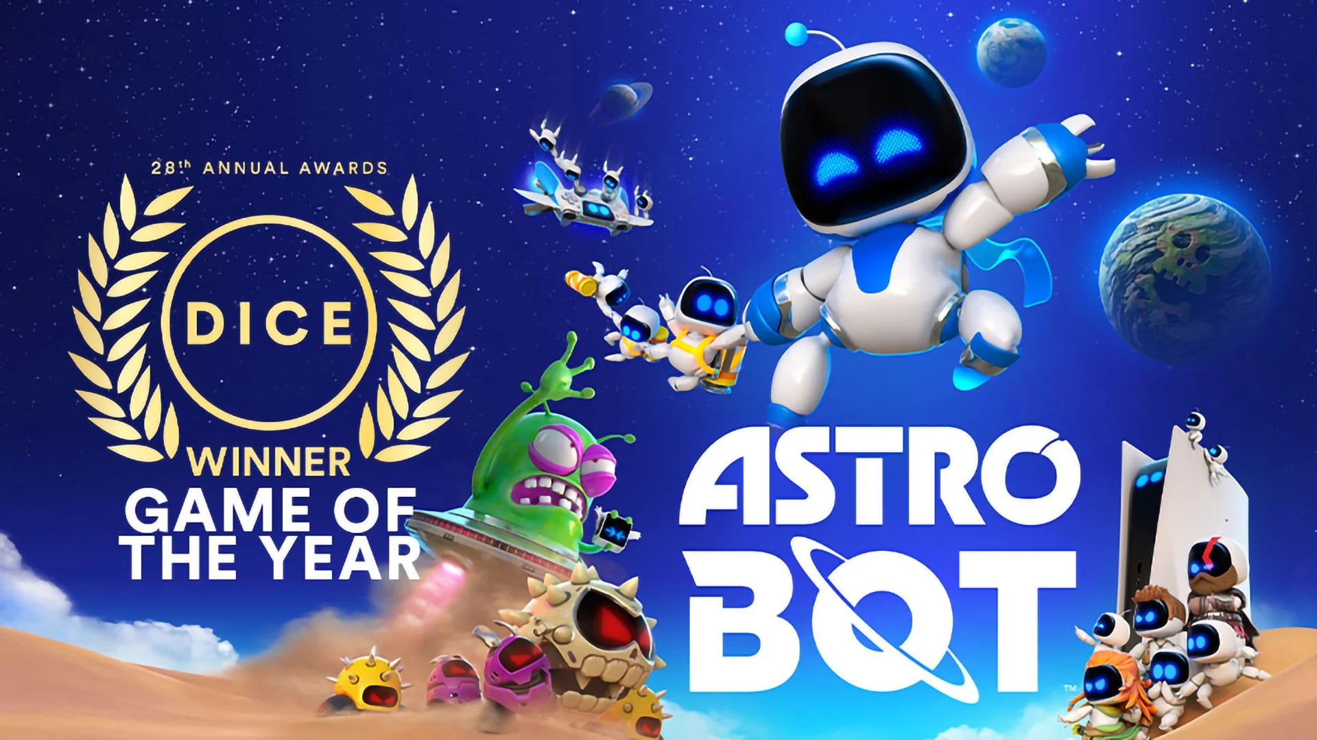 Astro Bot se lleva el premio al juego del año en los DICE Awards - IG News