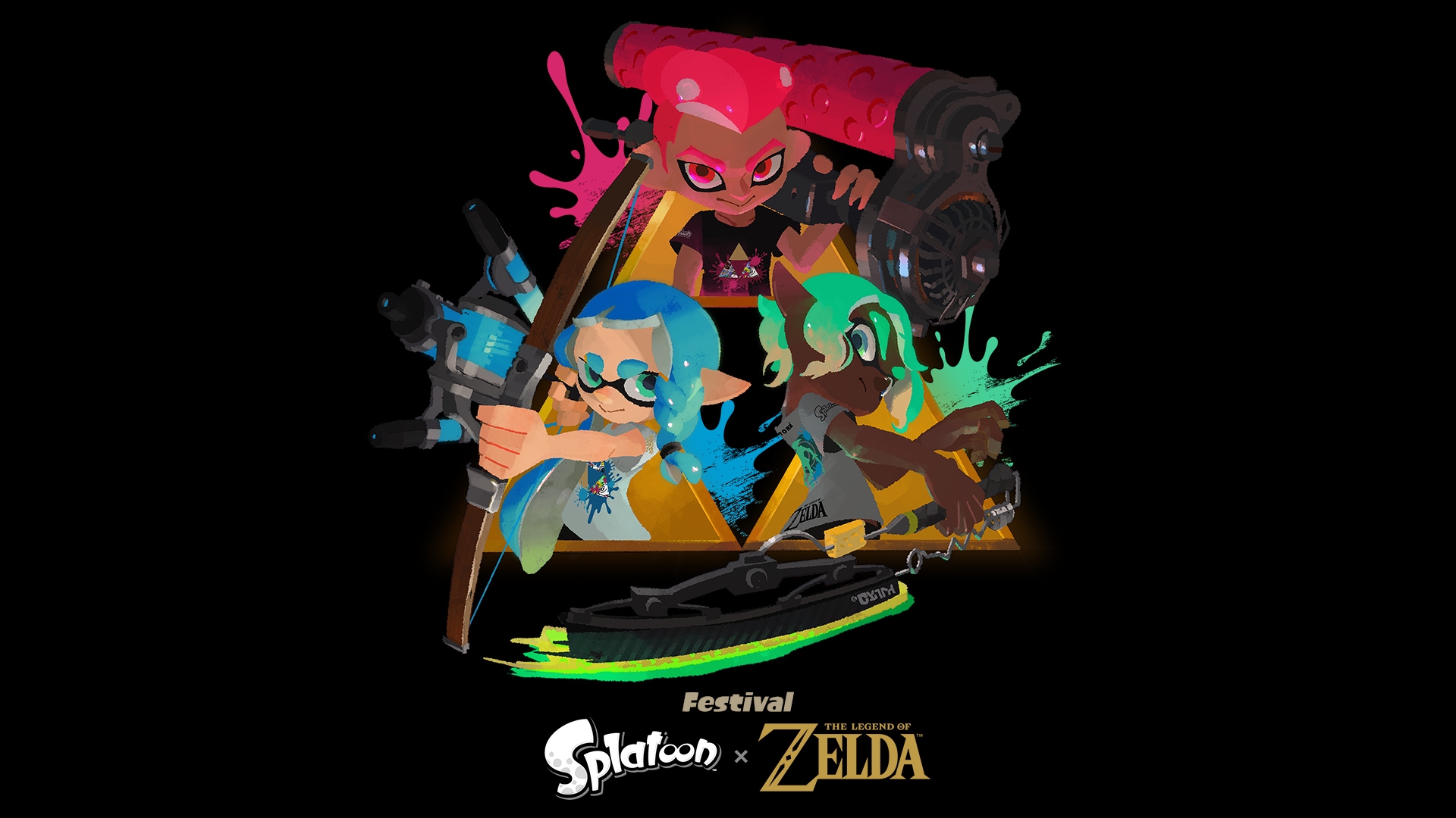 Splatoon 3 : un festival sur le thème de The Legend of Zelda débutera ...