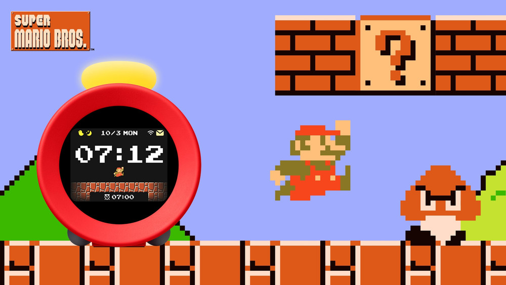 There's a Super Mario Bros. theme available for the Nintendo Alarmo ...