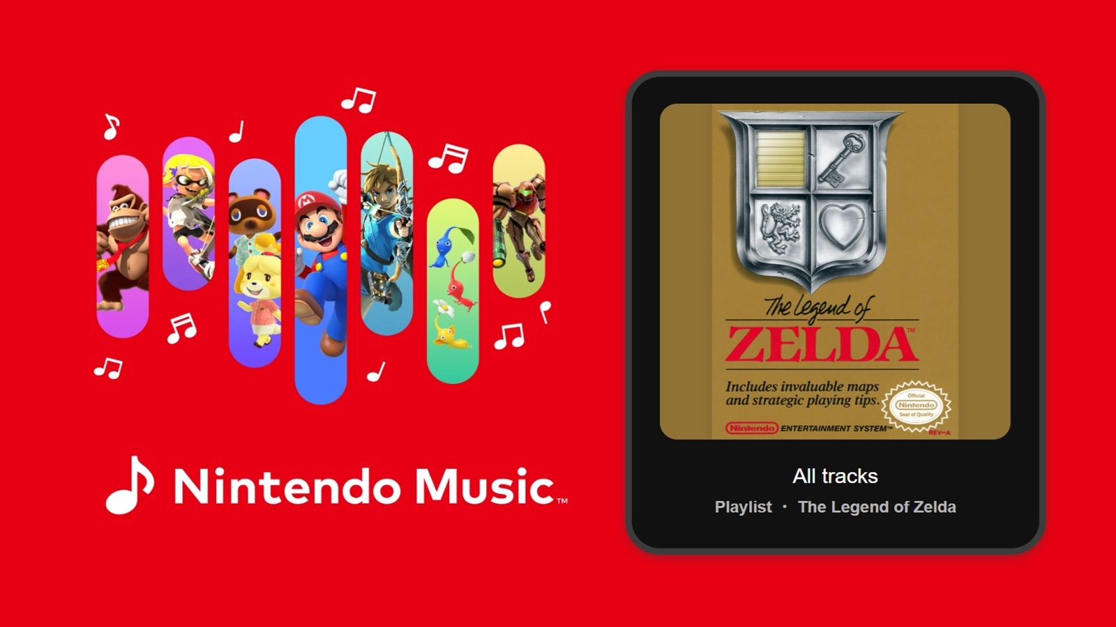 La bande originale du premier The Legend of Zelda est disponible via ...