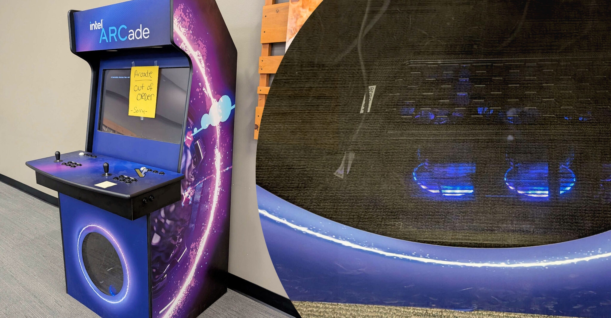 Intel ARCade : une borne d'arcade alimentée par Arc A7 aperçue chez ...