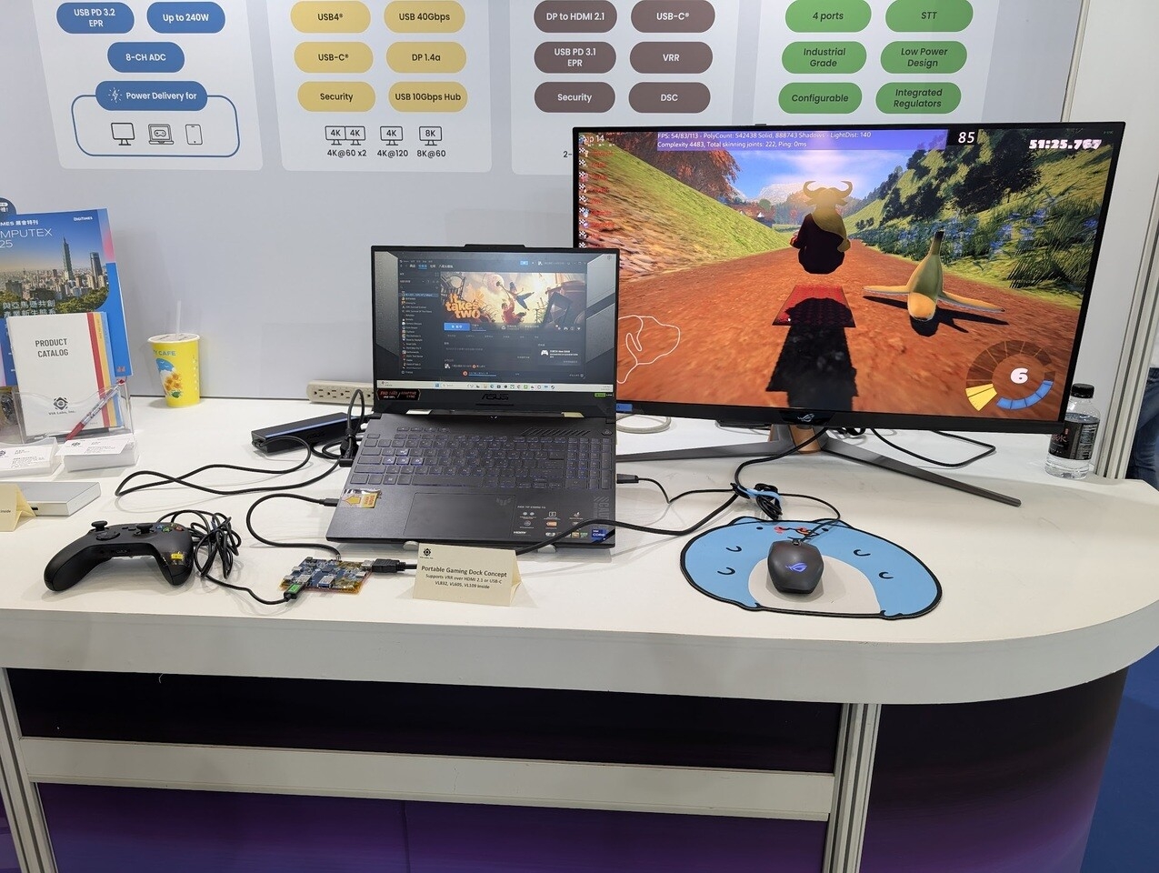 VLI shows a portable gaming dock concept with HDMI 2.1 and USB-C at ...