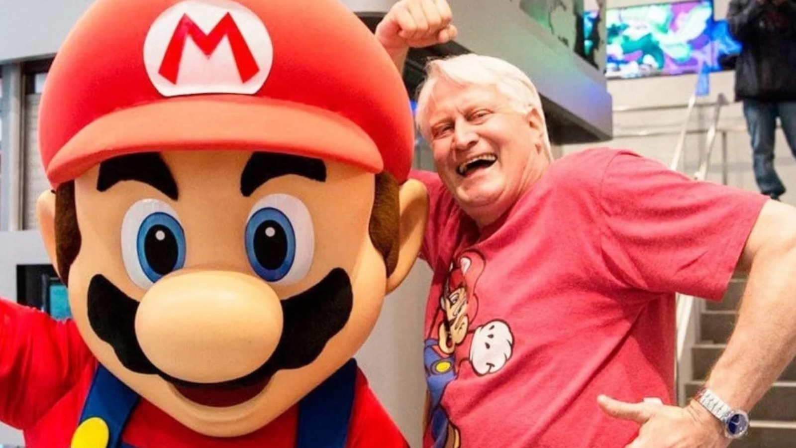 Wenn er gefilmt wird, darf Charles Martinet die Stimme von Mario nicht ...