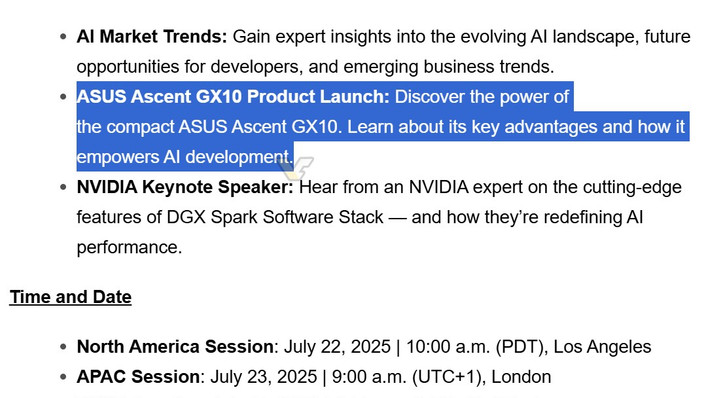 The ASUS Ascent GX10 releases on July 22 - IG News