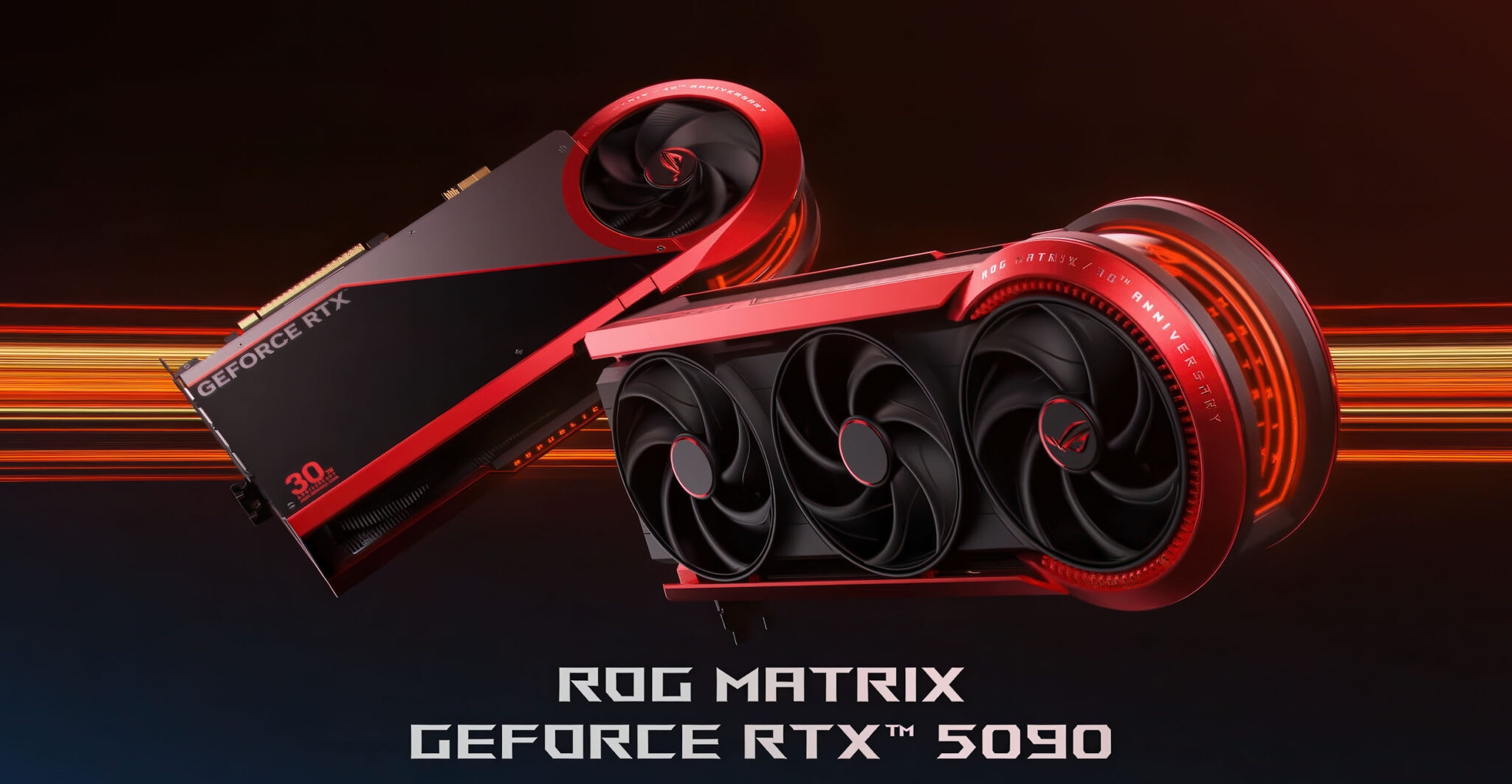 ASUS presenta la ROG Matrix RTX 5090 per il suo 30° anniversario, in edizione limitata a 1000 ...