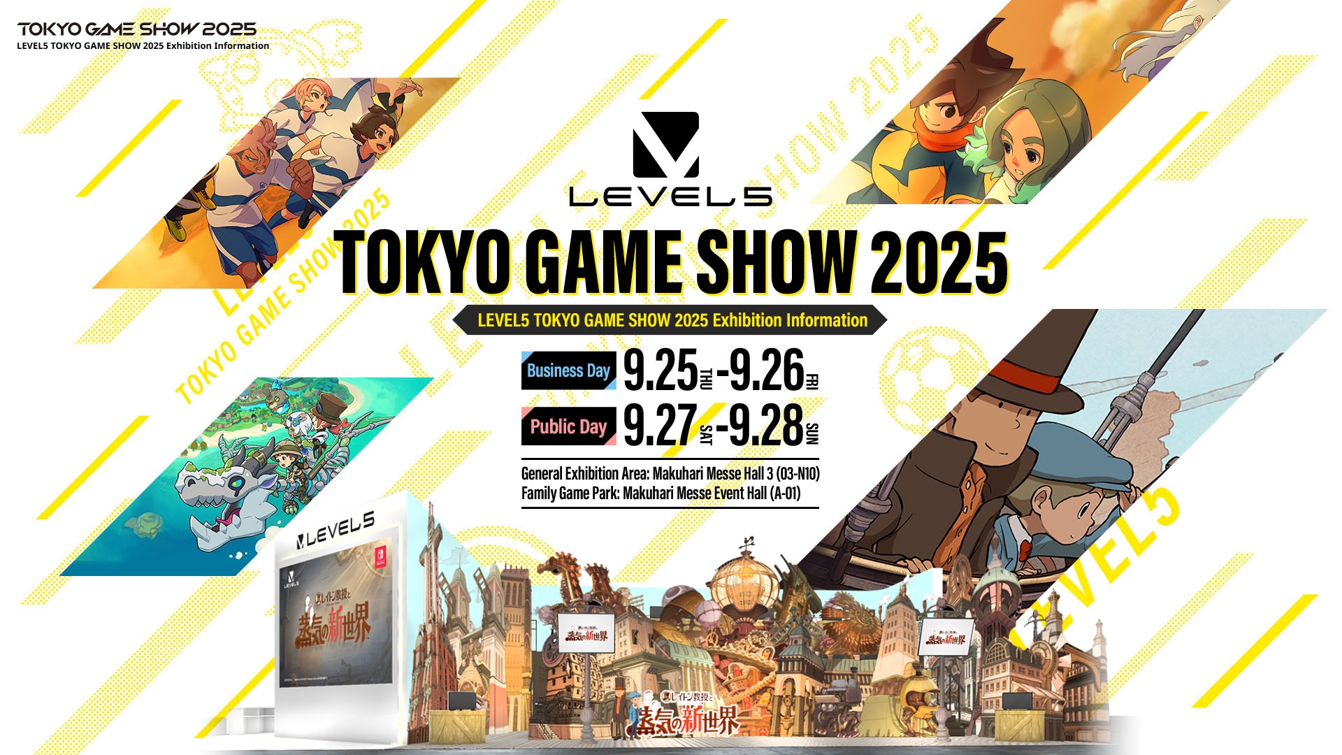 LEVEL-5 detalla los juegos que llevará al Tokyo Game Show 2025 - IG News