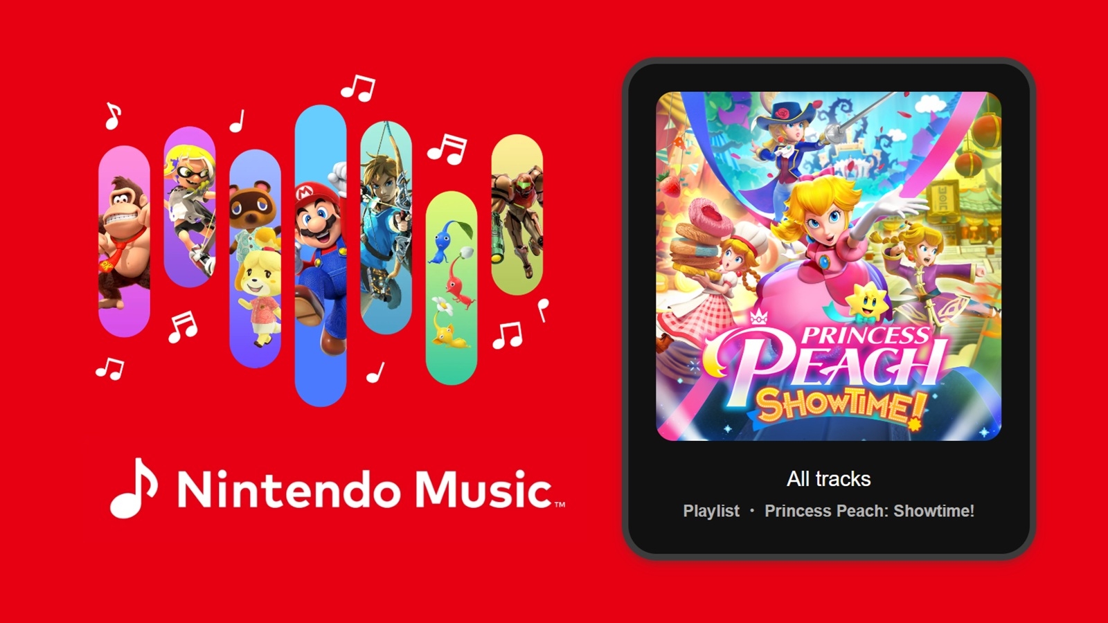 Nintendo Music : la bande originale de Princess Peach: Showtime! est ...