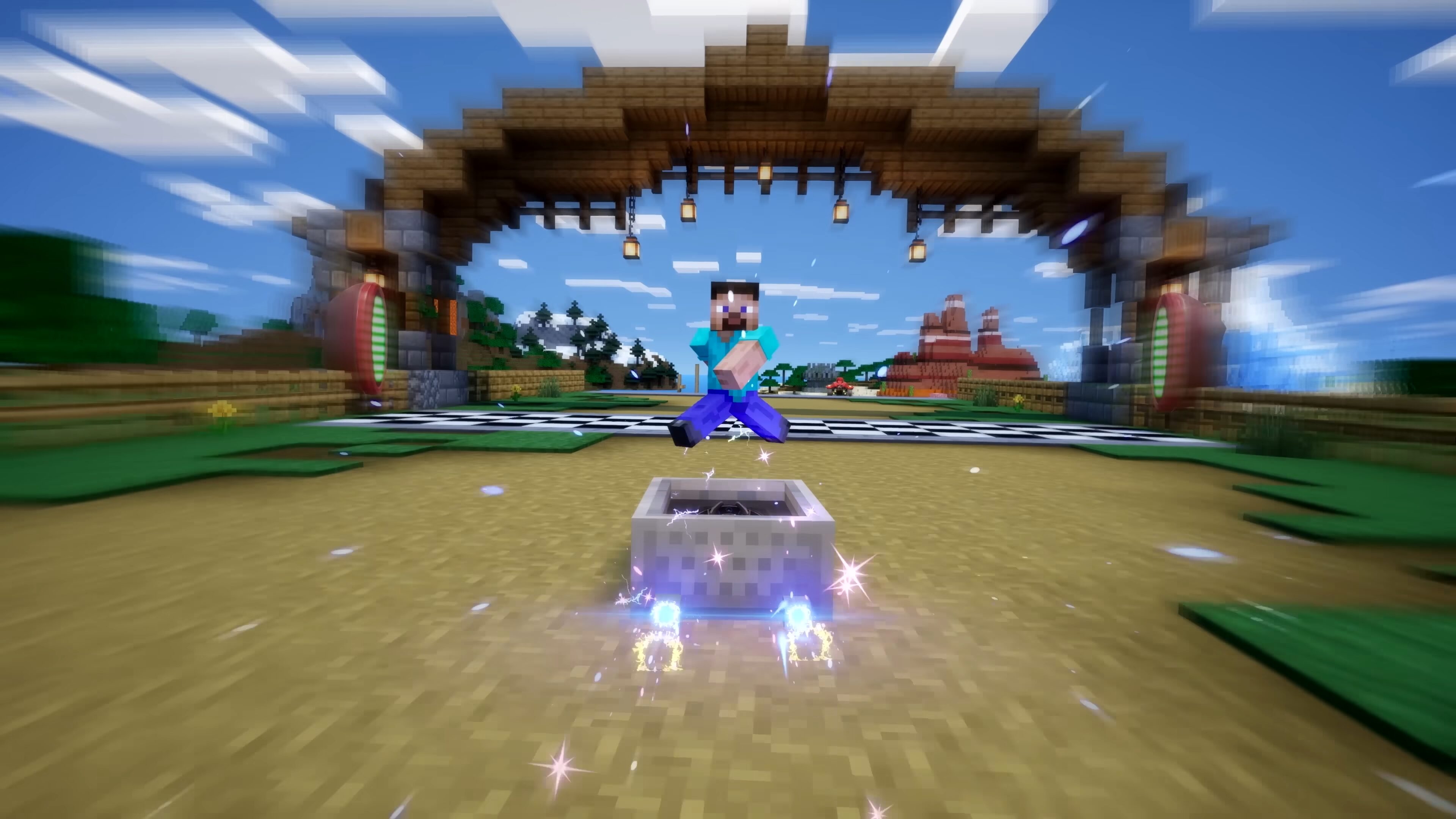 Sonic Racing CrossWorlds: dall'8 ottobre arriva il DLC Minecraft - IG News