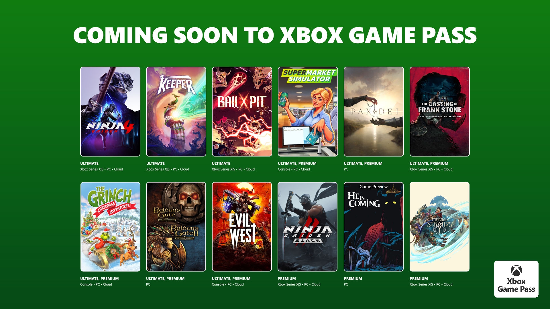 Xbox Game Pass: Ninja Gaiden 4, Keeper, Supermarket Simulator e altri ...