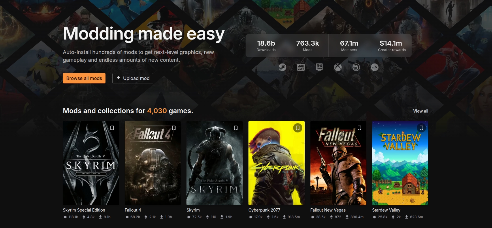 Instant Gaming and Nexus Mods have become partners - IG News
