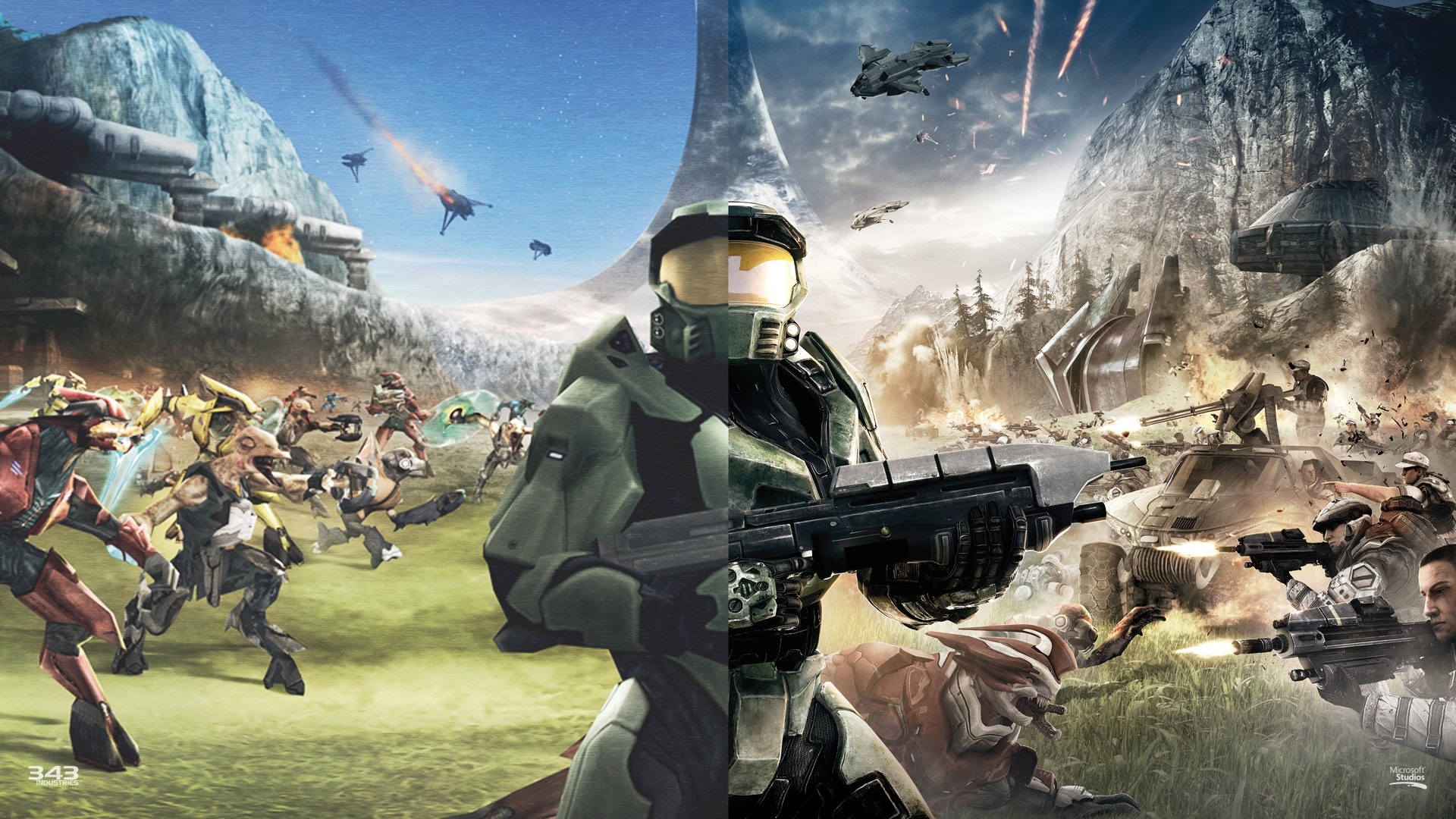 Un primo concept art di Halo: Combat Evolved Remake sembra essere ...