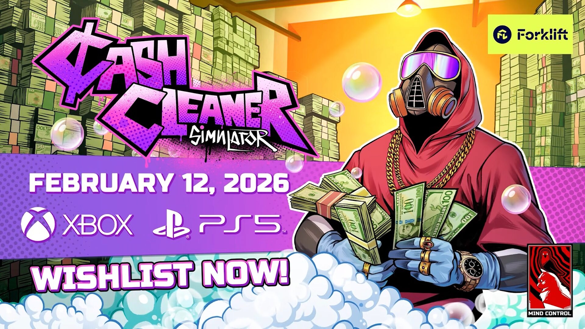 Cash Cleaner Simulator sort sur PS5 et Xbox Series le 12 février 2026 ...
