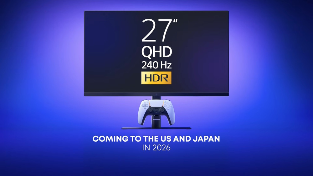 PlayStation presents a 27-inch monitor with a charging stand for the ...