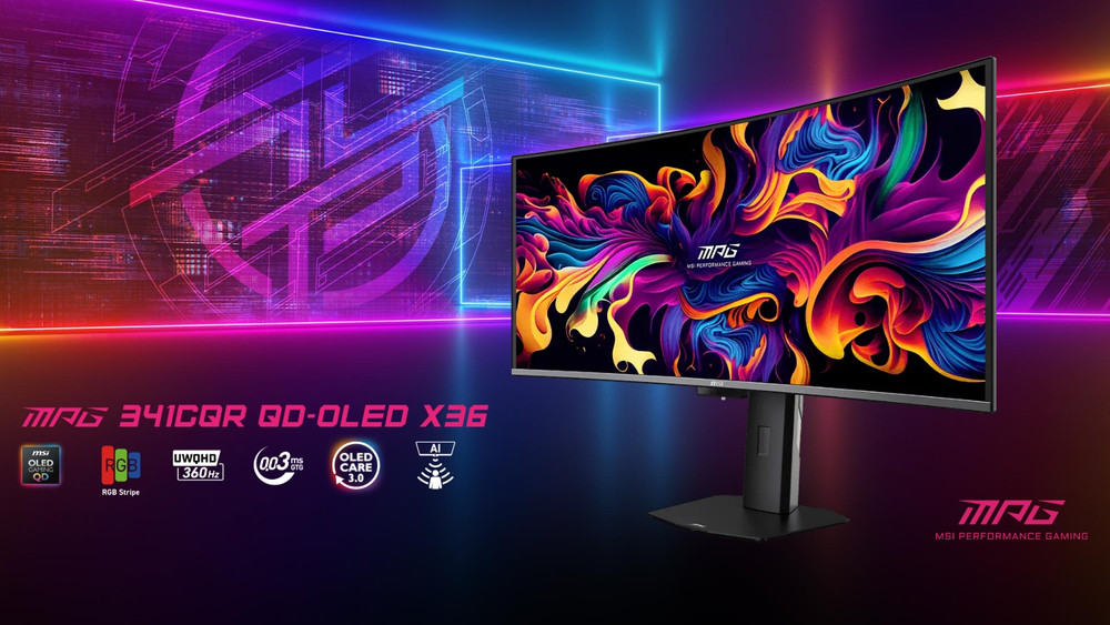 MSI announces the MPG 312CQR QD-OLED X36 360 Hz monitor - IG News