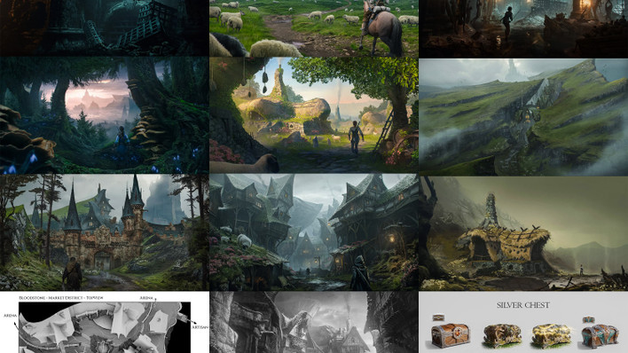 Várias imagens de concept art de Fable foram divulgadas - IG News