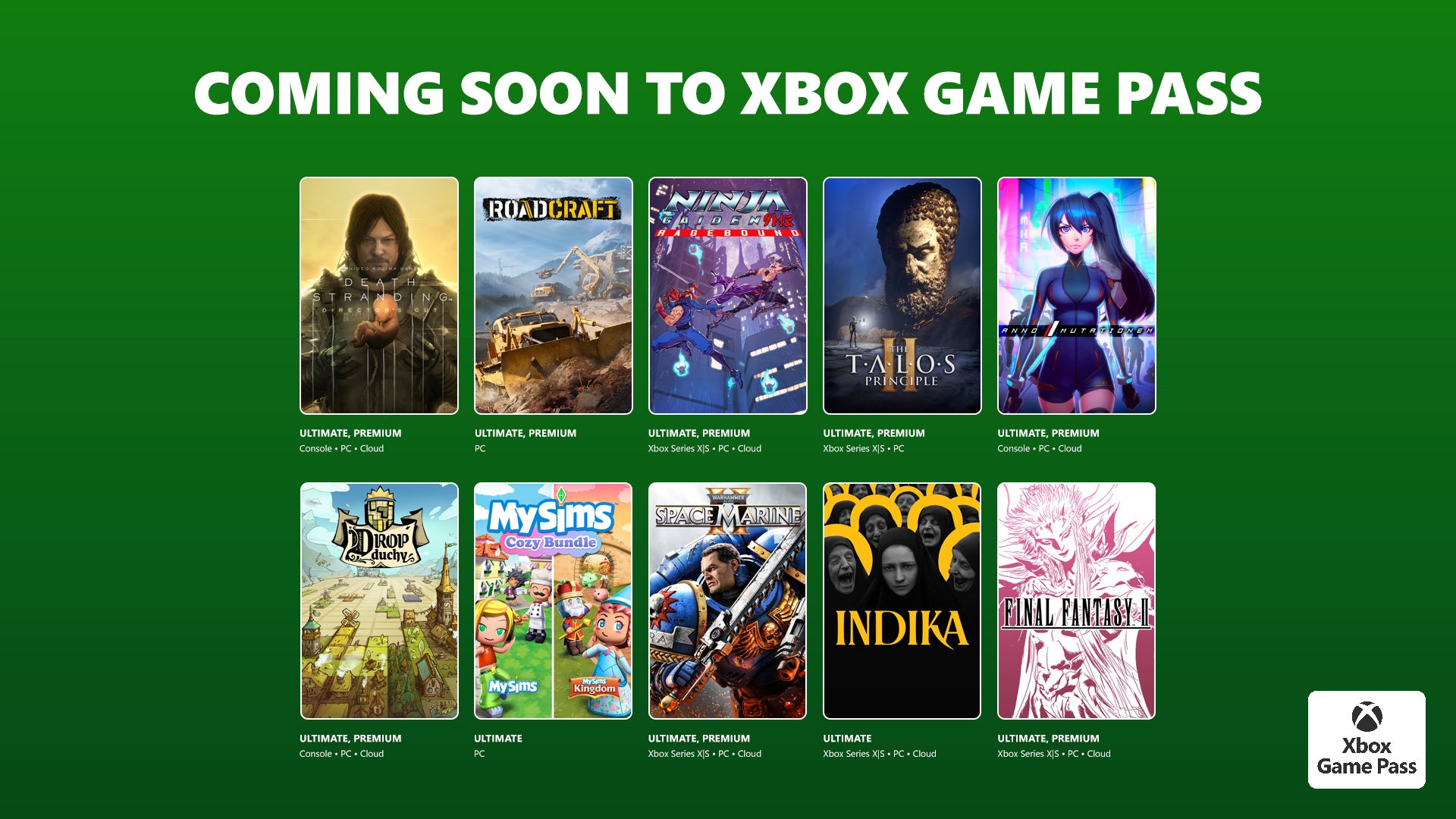 Xbox Game Pass: Roadcraft, Indika, Space Marine 2 e altri giochi in ...