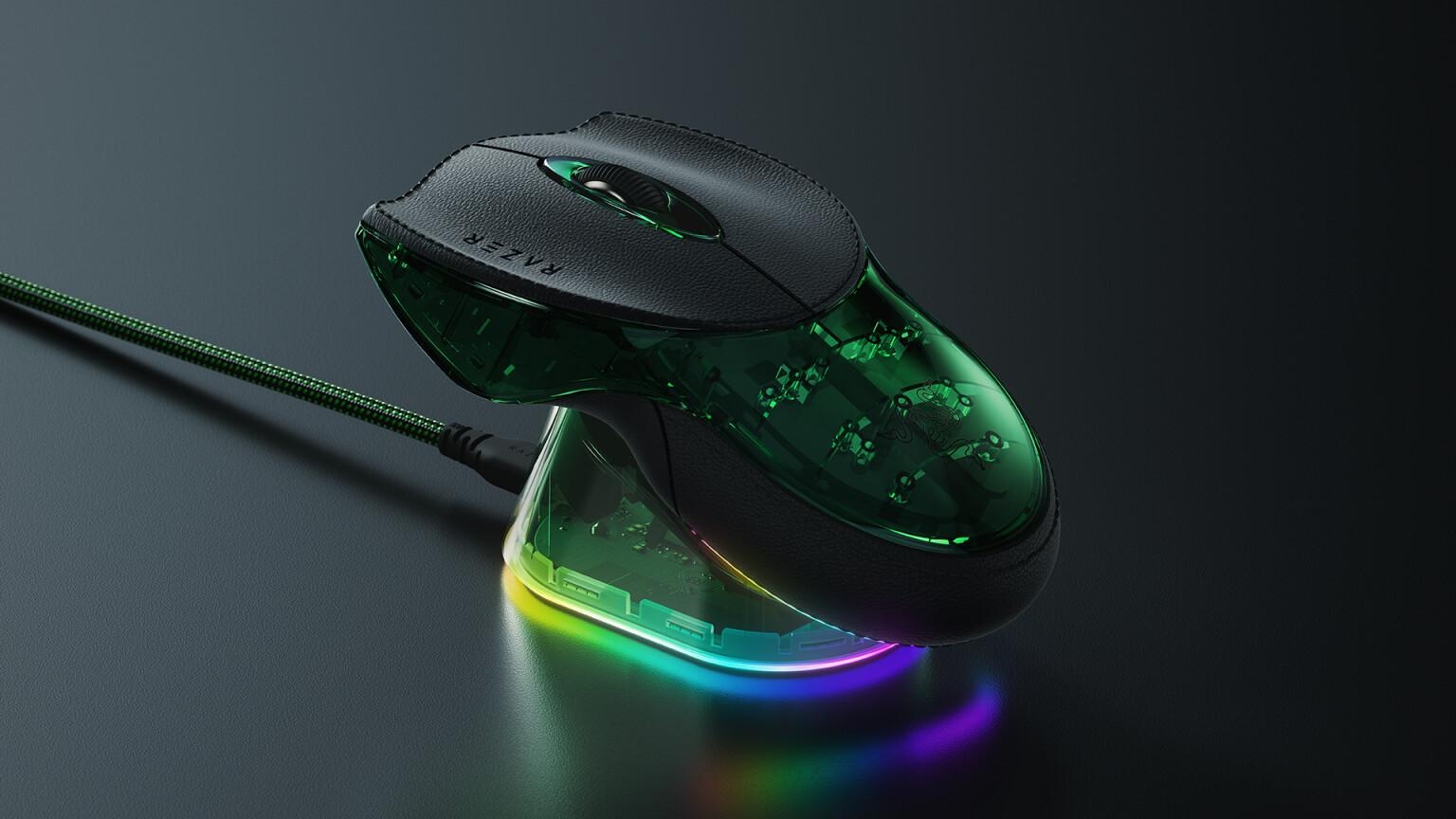 Hier ist die Razer Boomslang 20th Anniversary Edition, eine Maus, die ...