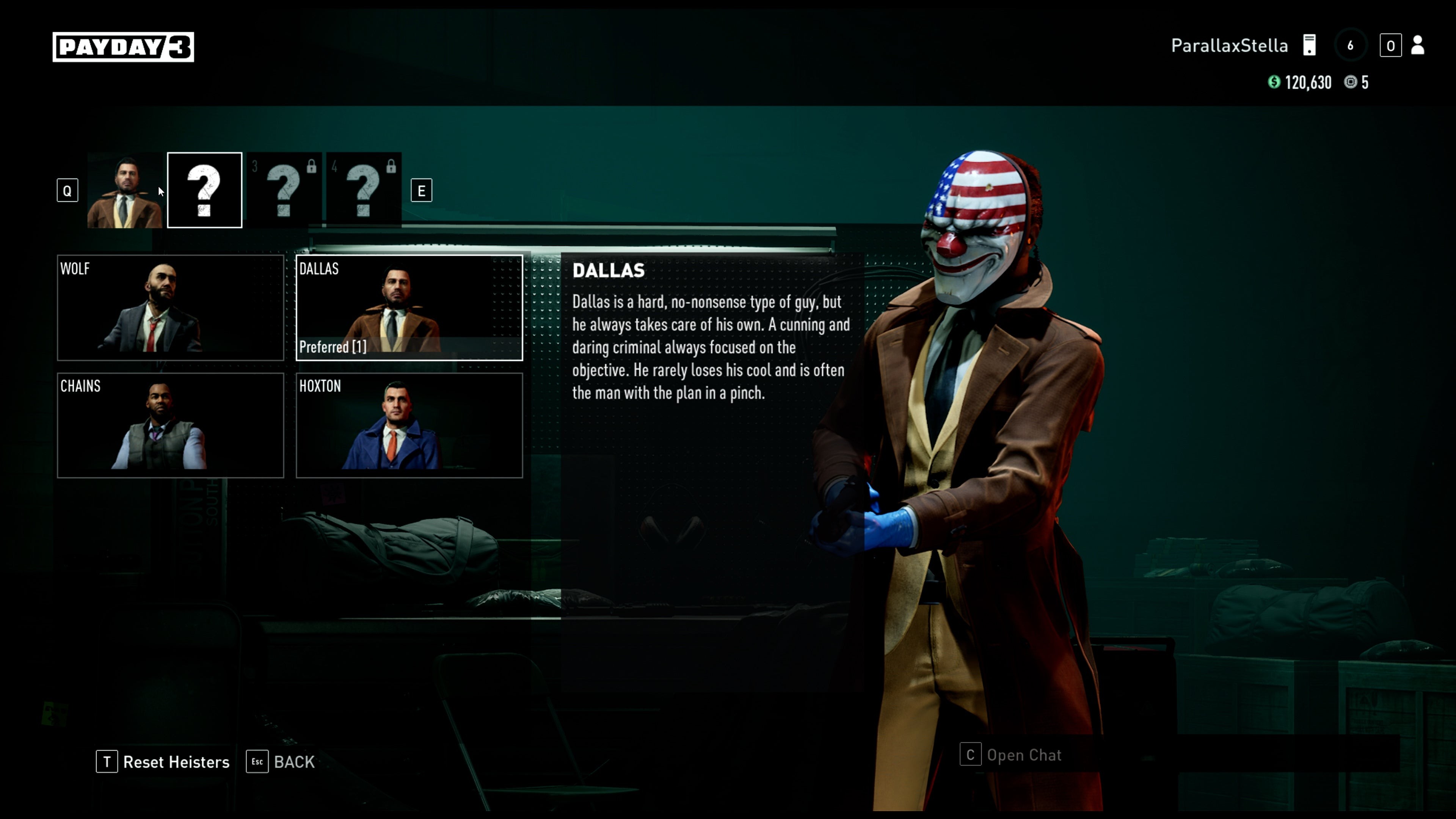 Nuevas imágenes de PAYDAY 3 muestran los menús del juego - IG News