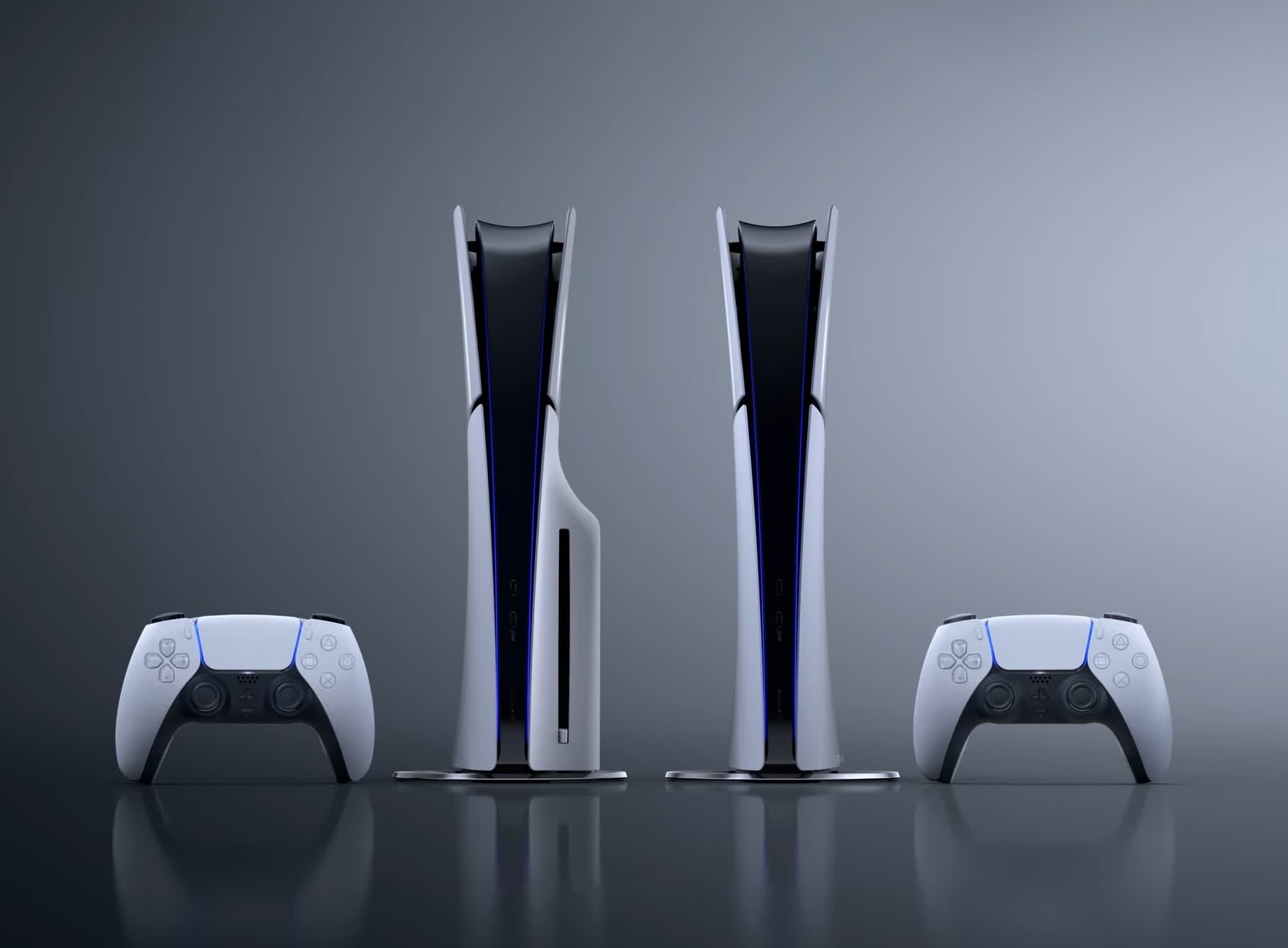 Here's a size comparison between the new PS5 and the current version ...