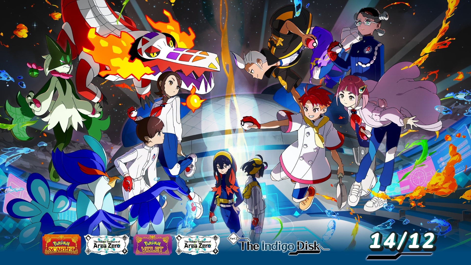 Pokémon Karmesin und Purpur: Der DLC « Die Indigoblaue Scheibe » kommt ...