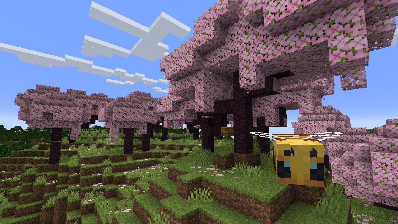 El bioma "Flor de Cerezo" se incluirá en la actualización 1.20 de Minecraft - IG News