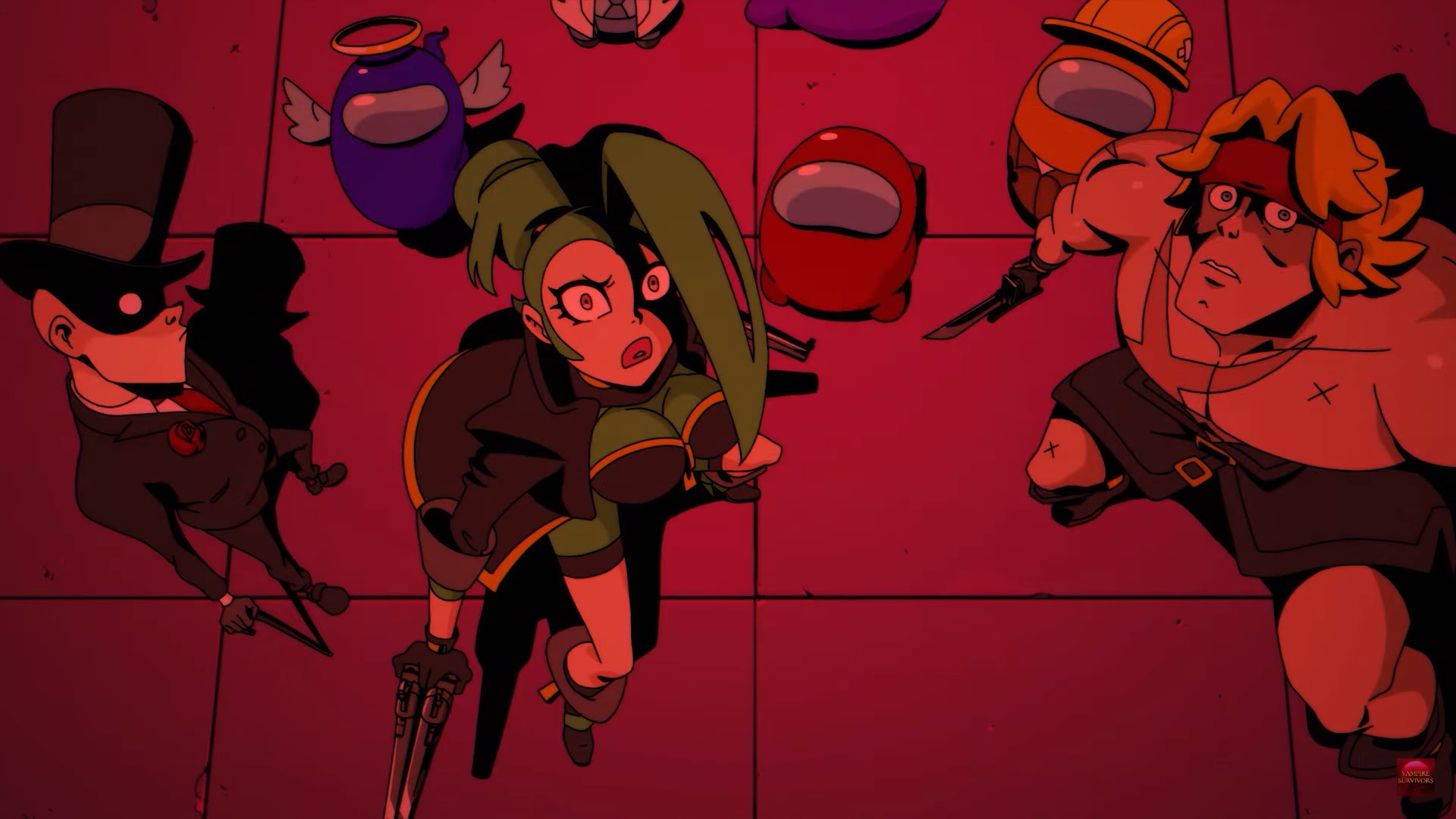 Vampire Survivors recibirá DLC en colaboración con Among Us el 18 de ...