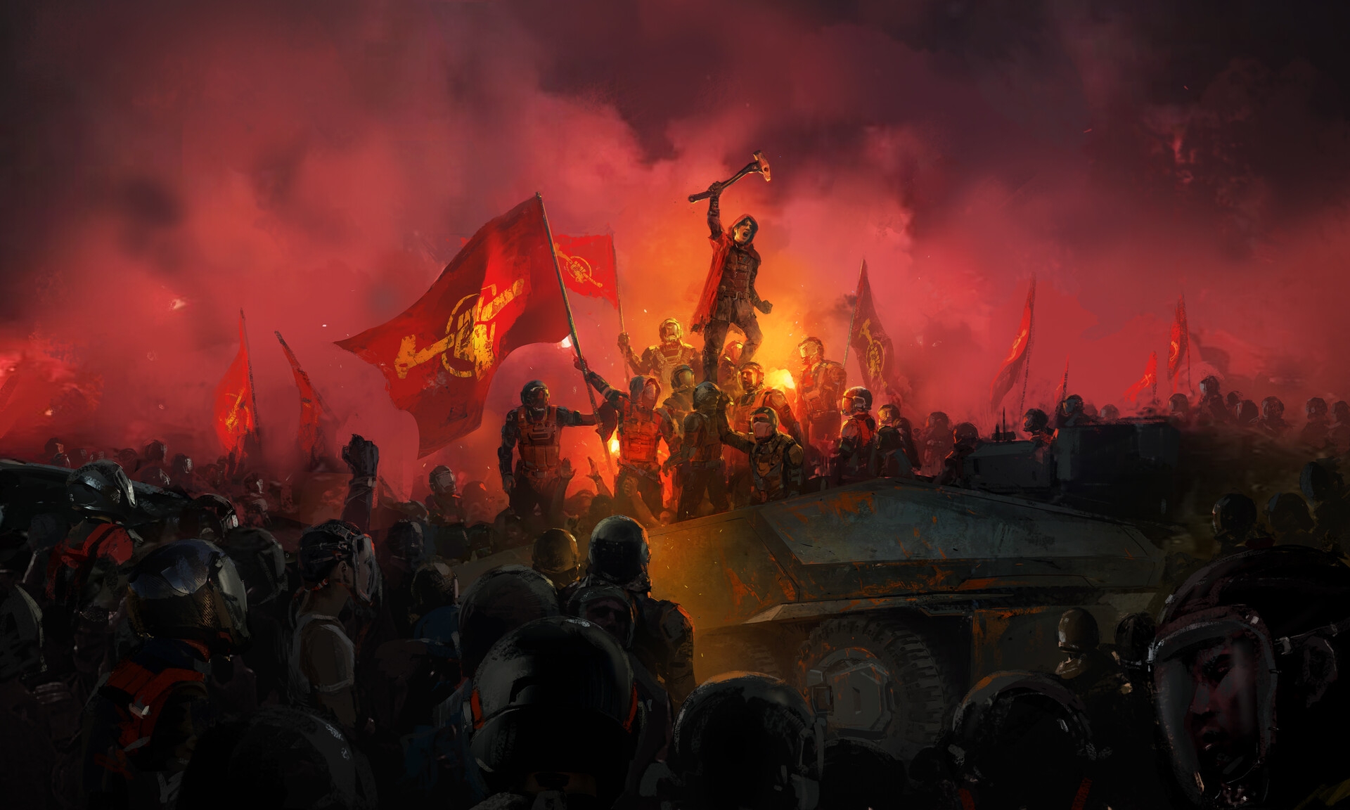 Artwork from a cancelled Red Faction title surfaces - IG News