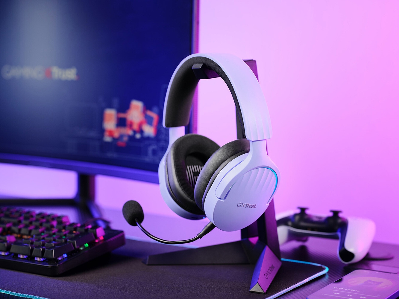Trust lance son casque gaming sans fil GXT 491 Fayzo à 65 € - IG News