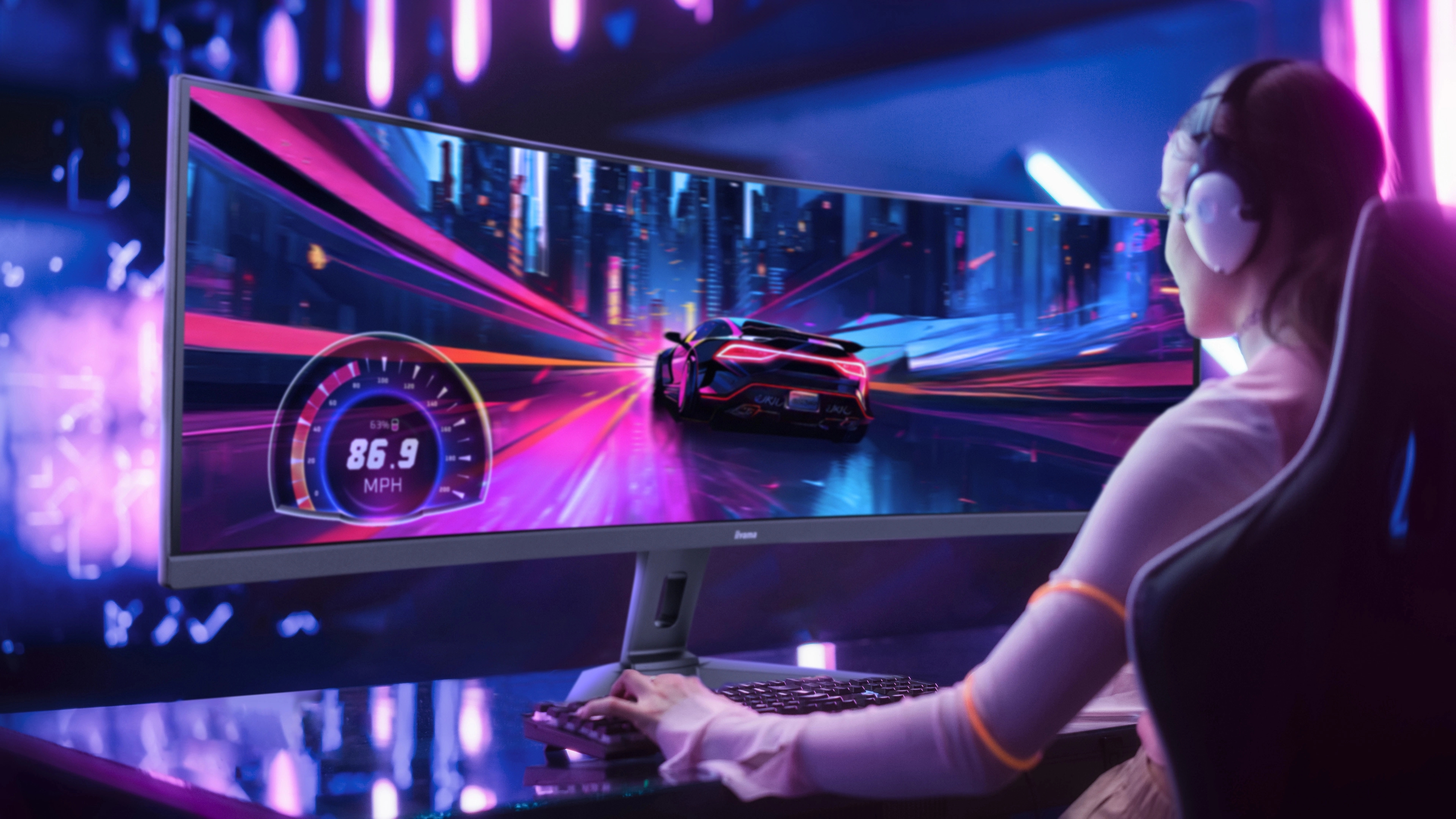 IIYAMA lance un écran gaming DQHD de 45 pouces, le GCB4580DQNS-B1, au ...
