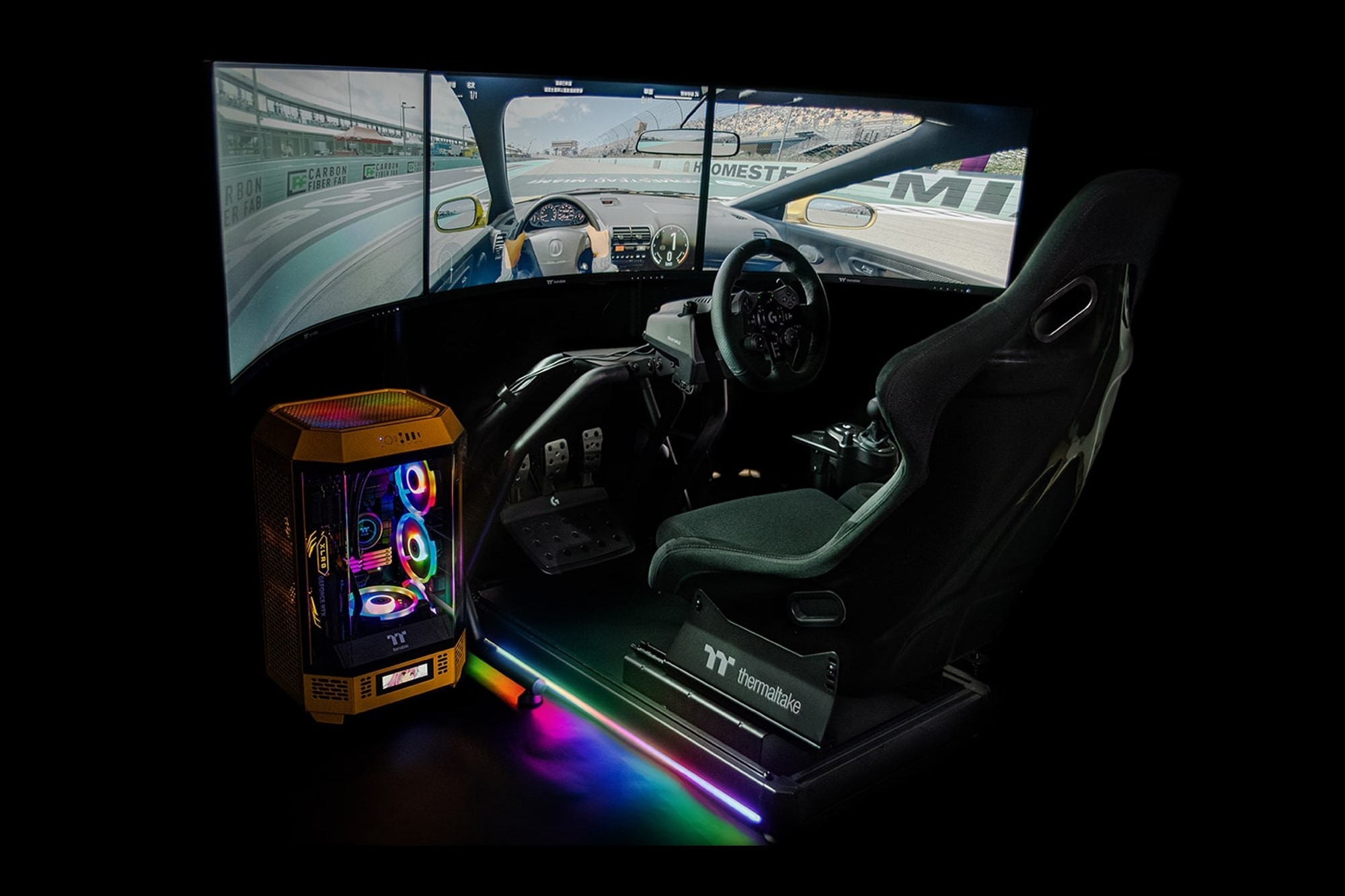 Thermaltake da más detalles sobre su cabina para simuladores de ...