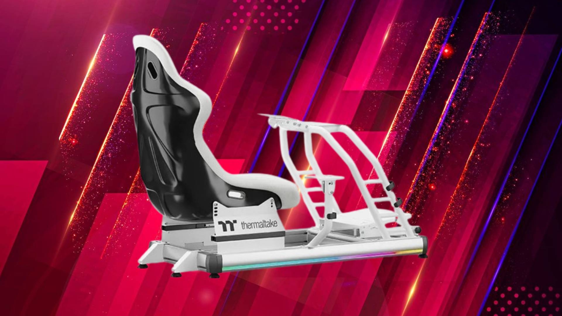Thermaltake announces the new racing simulator cockpit, the GR500 Snow ...