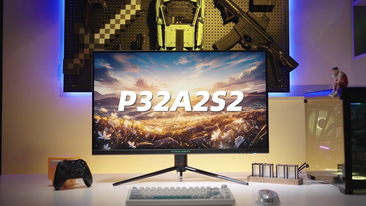 Titan Army wird einen 32-Zoll-Gaming-Monitor mit 240 Hz, den P32A2S2 ...