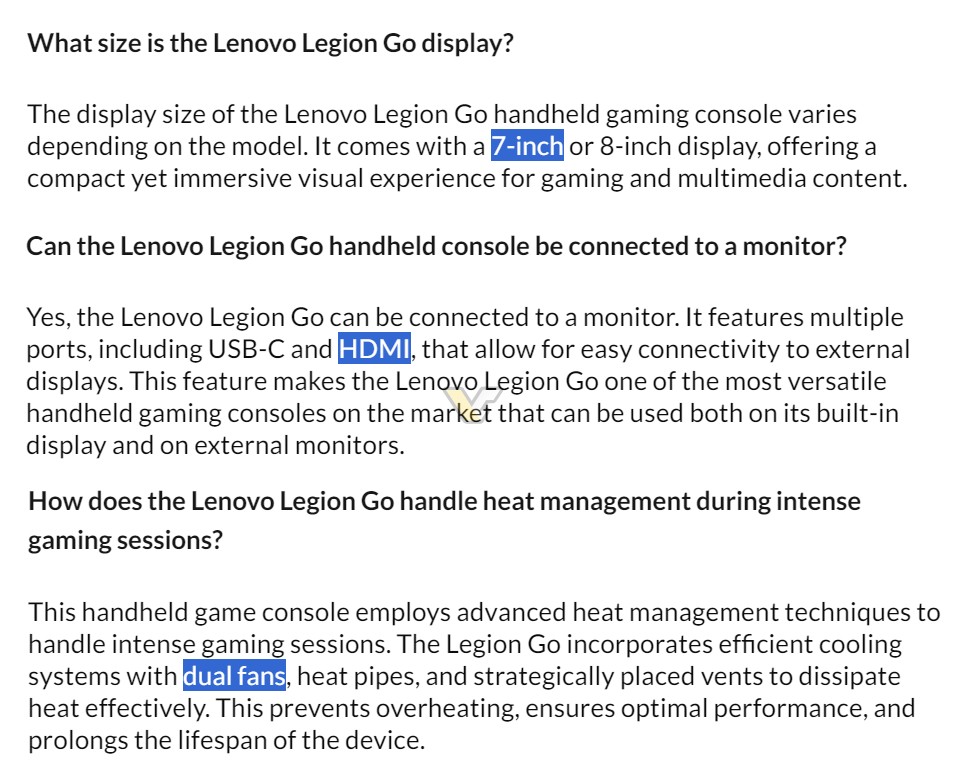 Lenovo may release a Legion Go Lite with a 7" screen and HDMI output ...