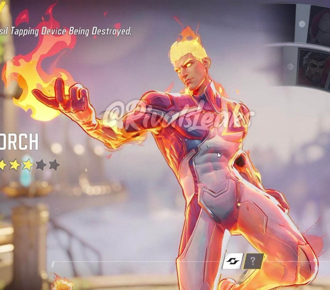 Aquí tenemos un primer vistazo a la Antorcha Humana en Marvel Rivals ...