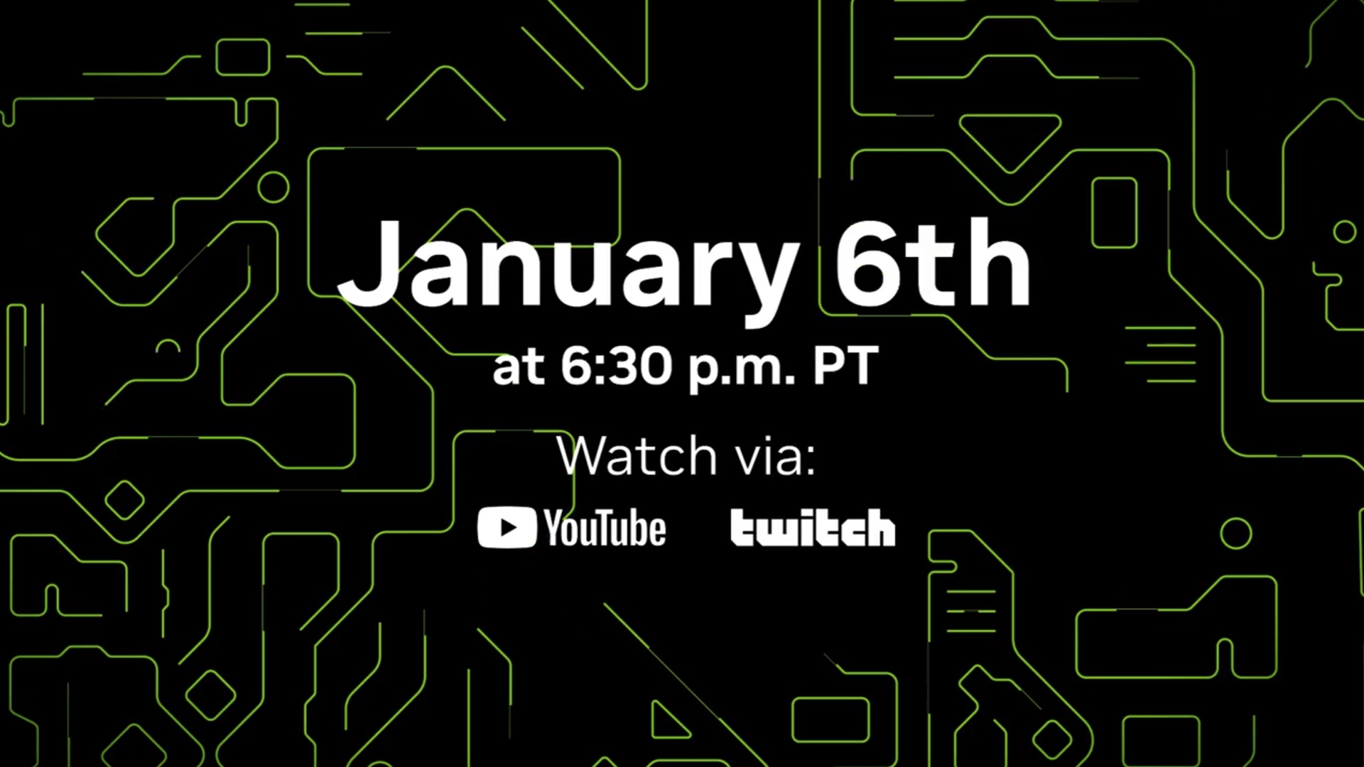 The Nvidia GeForce conference at CES 2025 will take place on January 7 ...