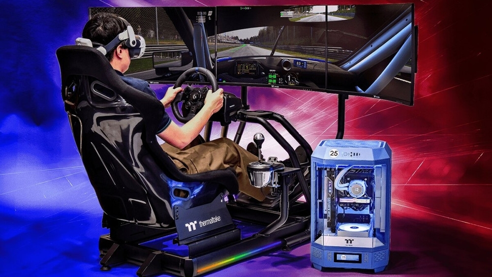 Thermaltake unveils the G6 Racing Wheel Bundle and GM5 Motion System at ...