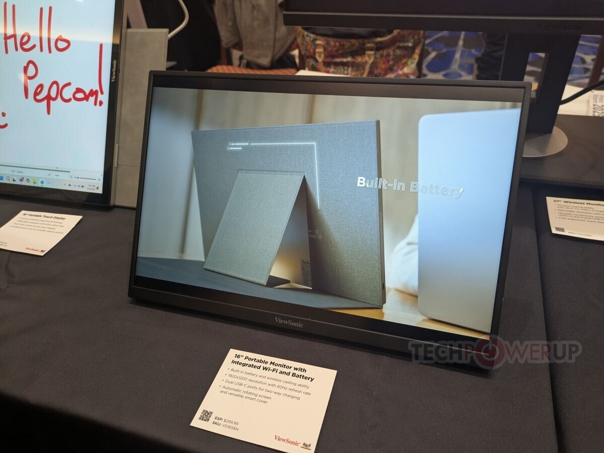 CES 2025: ViewSonic präsentiert kabellose 4K-Displays - IG News