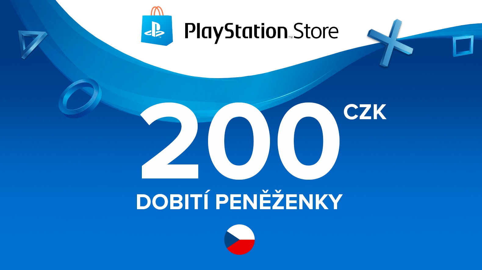 Buy PlayStation Store gift card 200 CZK PlayStation Store