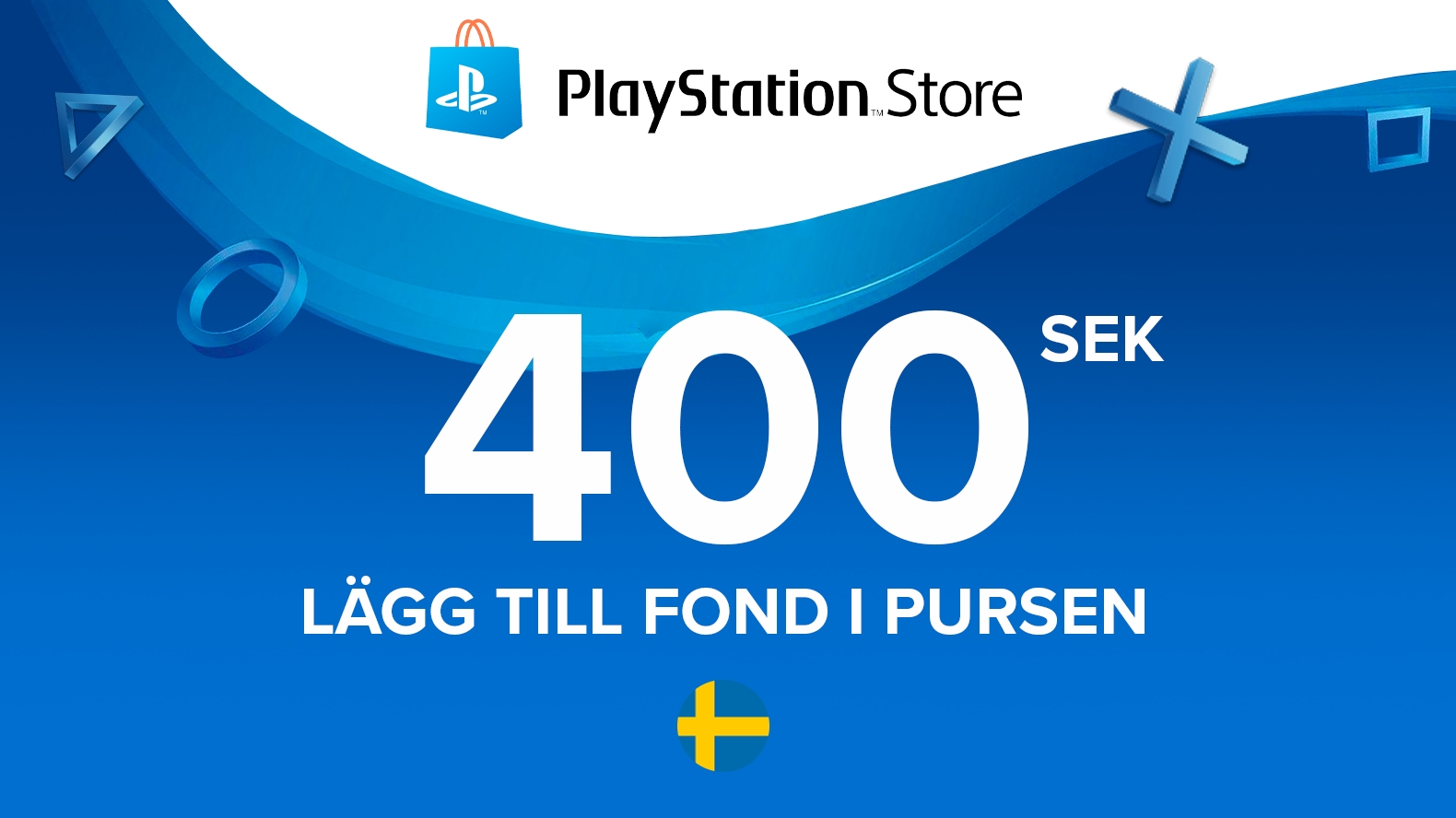 Buy PlayStation Store gift card 400 SEK PlayStation Store