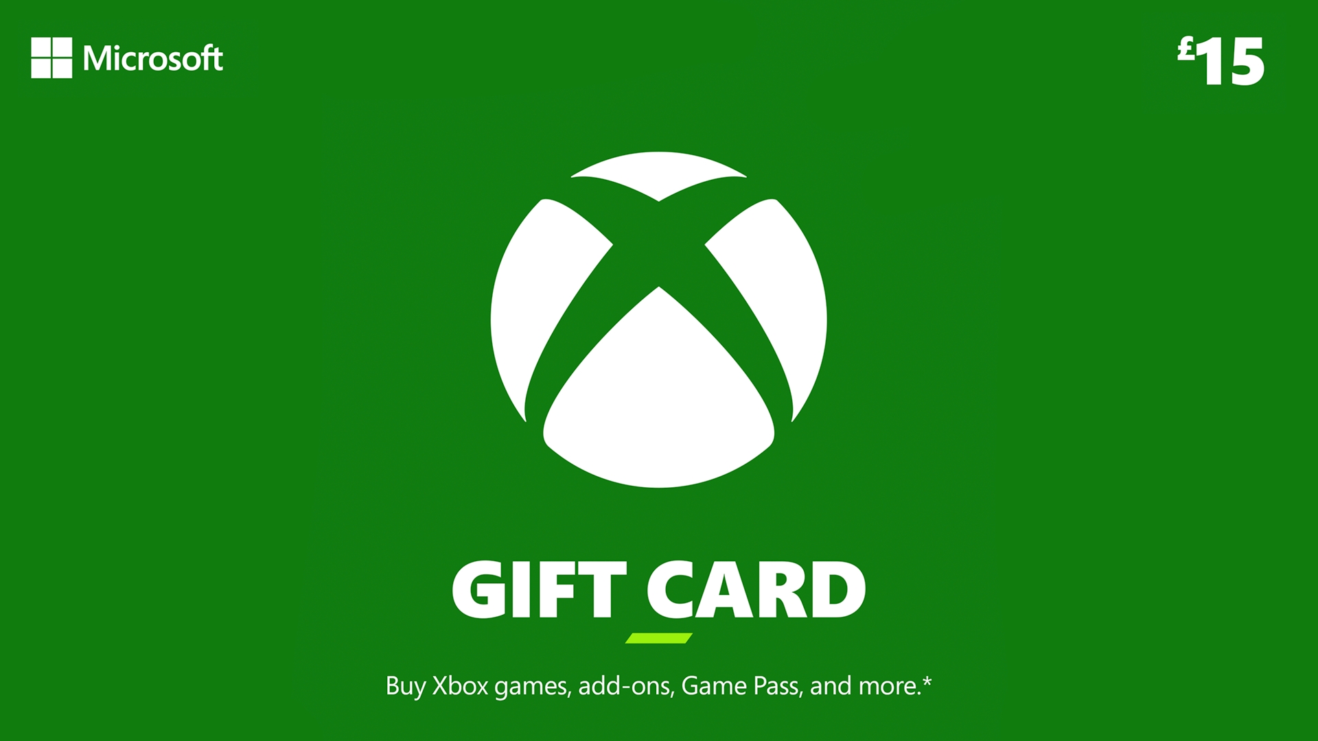 Buy Xbox Gift Card 15£ - United Kingdom