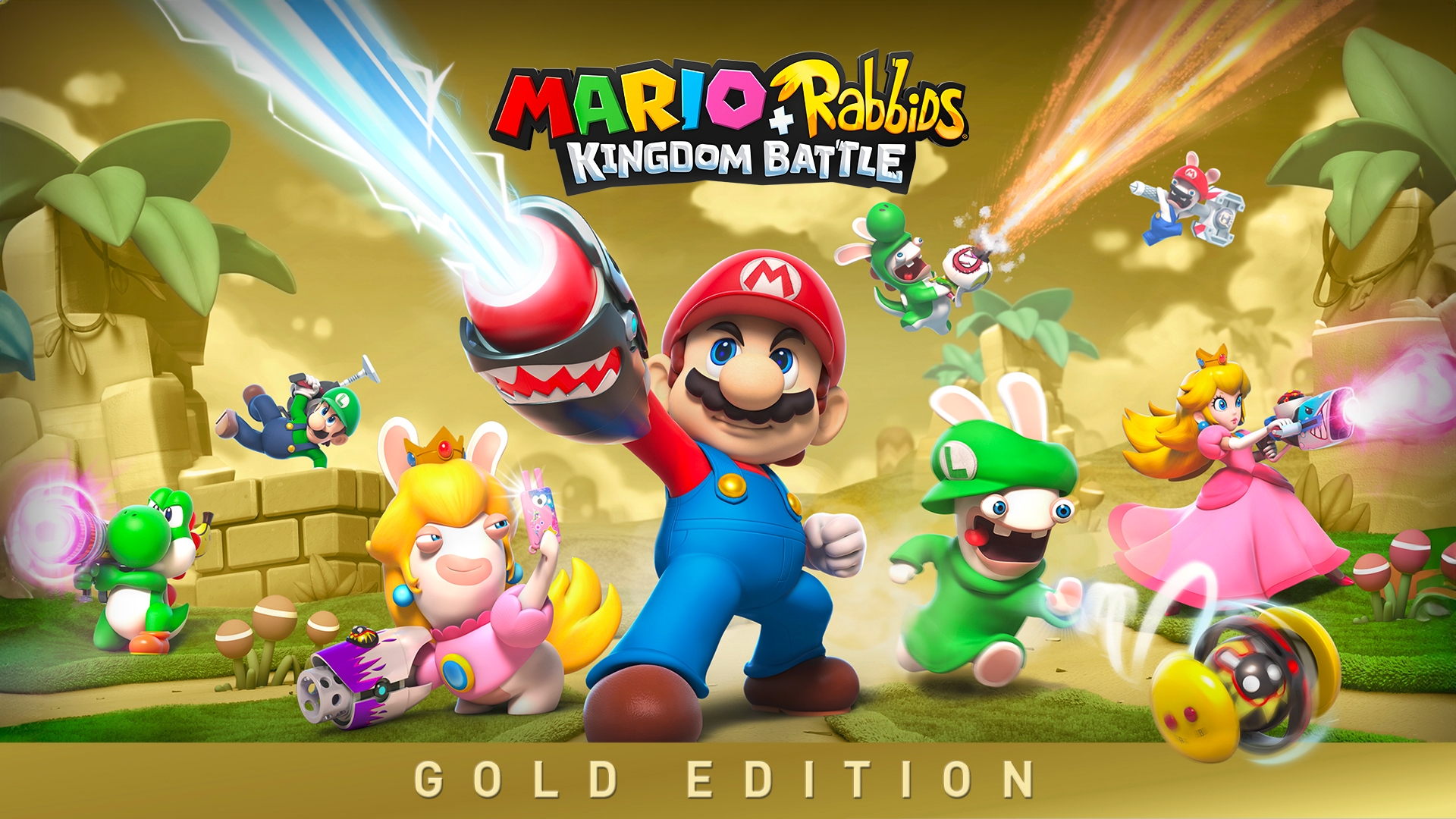 Køb Mario + Rabbids Kingdom Battle Gold Edition - Switch