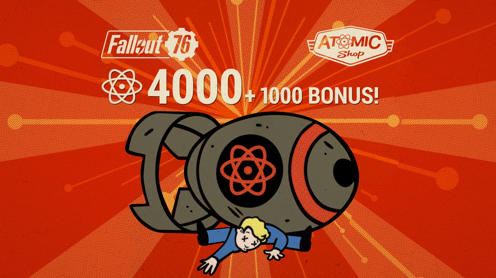 Kaufe Fallout 76: 4000 (+1.000 als Bonus) Atome - Xbox One & Xbox Series X|S