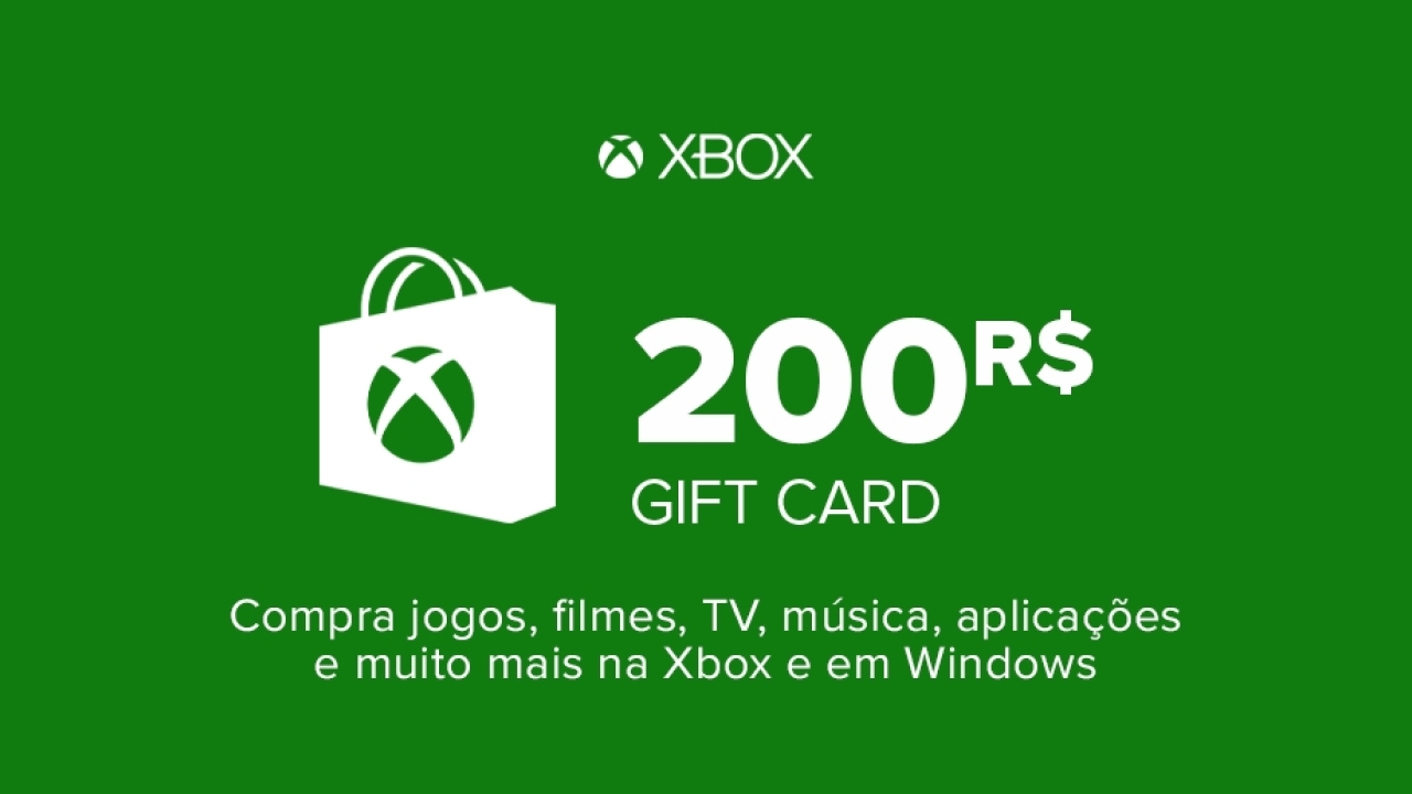Buy Xbox Gift Card 200 BRL (Microsoft Store)