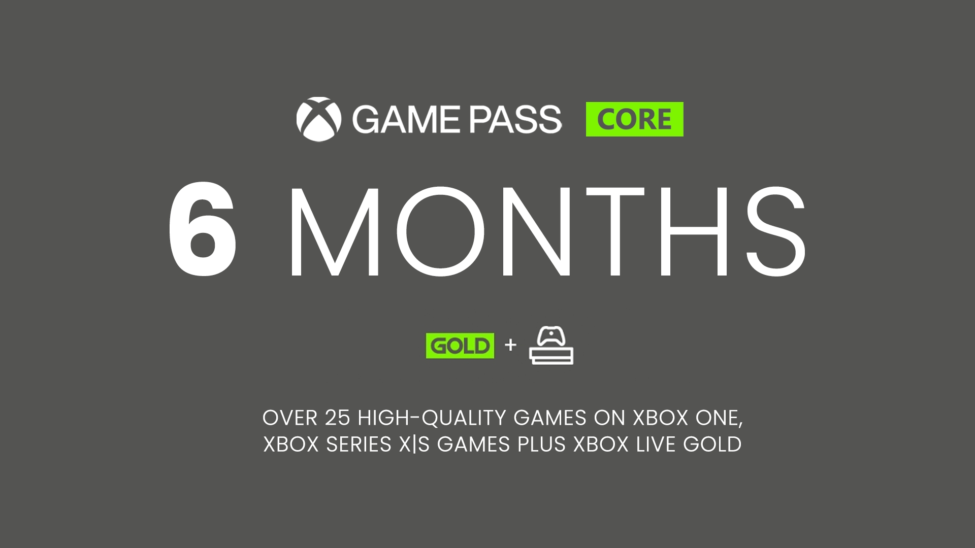 Купить Xbox Game Pass Core 6 Month Microsoft Store