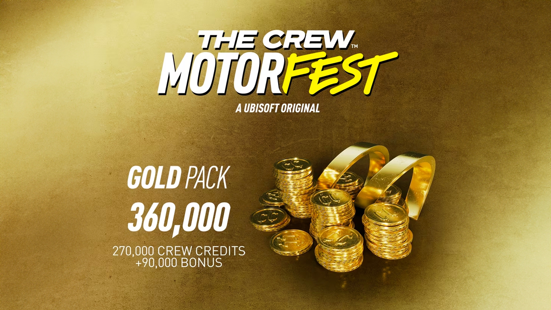 Kaufe The Crew Motorfest Gold-Paket (360 000 Crew-Credits) Microsoft Store