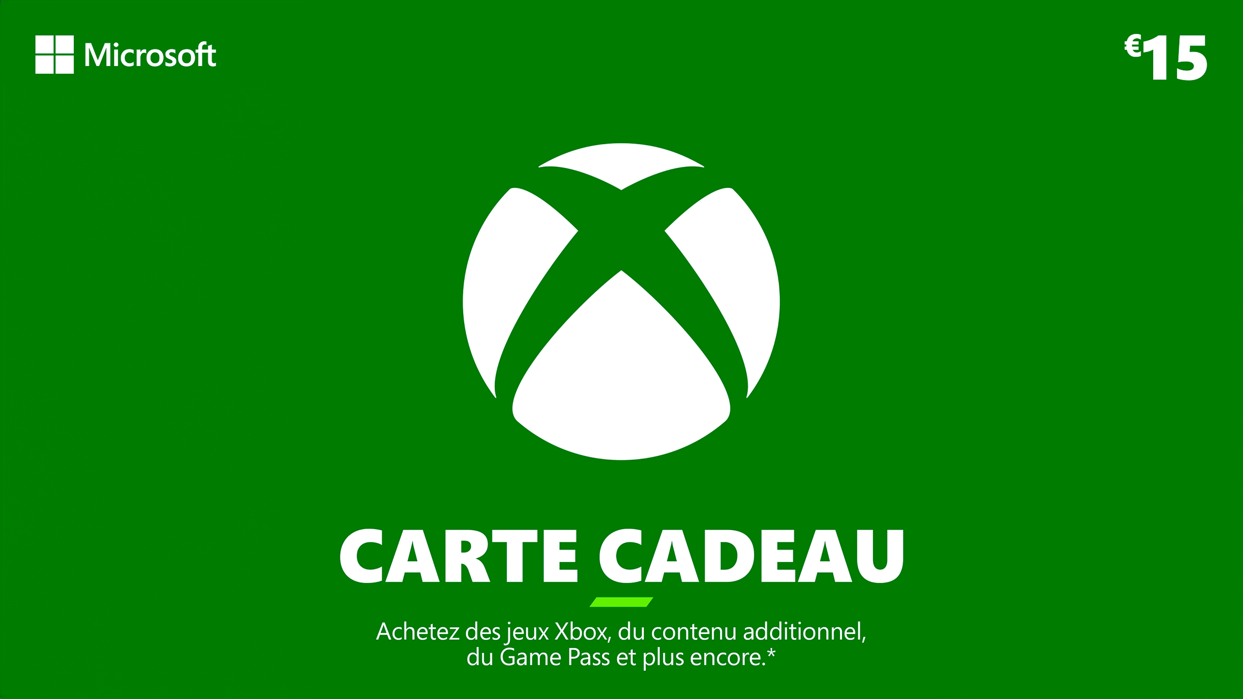 Køb Xbox Gift Card 15€ Microsoft Store