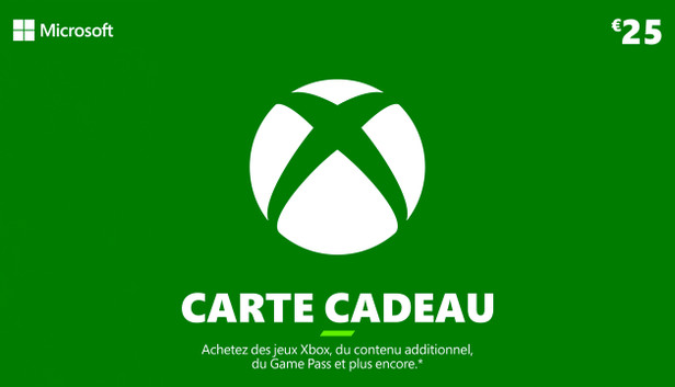 Køb Xbox Gift Card 25€ Microsoft Store